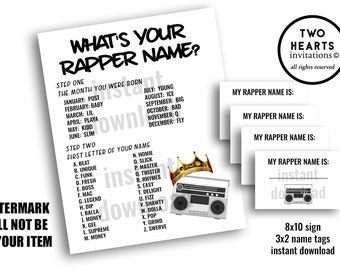 Rapper Birthday Party - Etsy