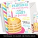 Editable Pancake Pajamas Invitation Invite Digital 5x7 Colorful Kids ...