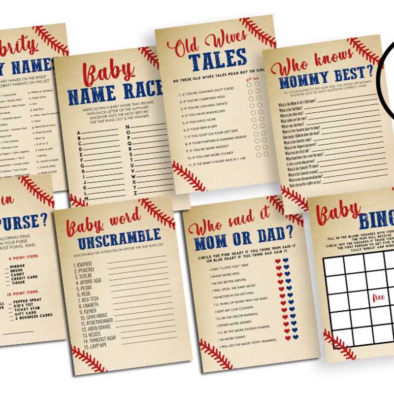 Baseball Shower - Etsy