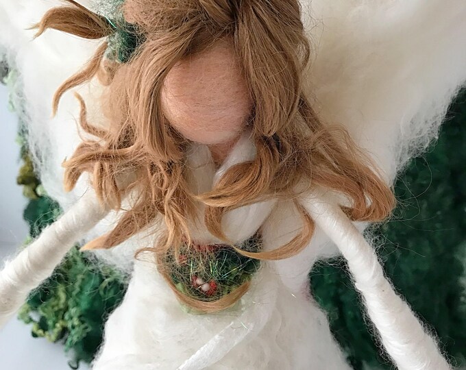 Angel Tree Topper Wool Angel Tree Topper Needle Felted Angel Tree ...