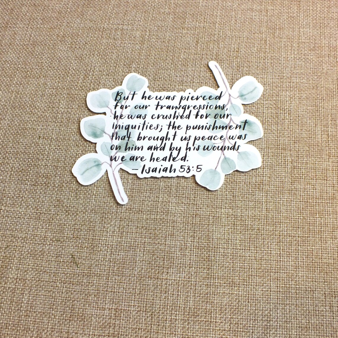 Peace Bible Verse Die Cut Sticker Pack - Etsy