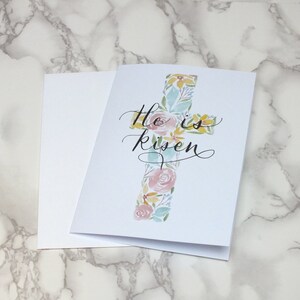 He is Risen (resurrection Day/easter) 5x7 Card - Etsy