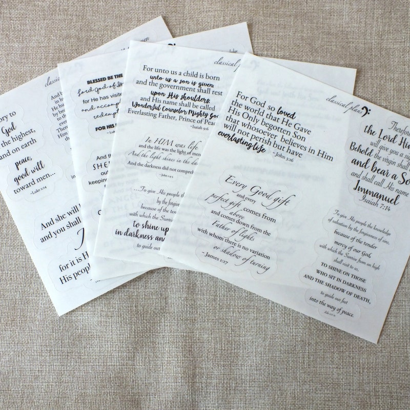 Bible Verse Sticker - Etsy