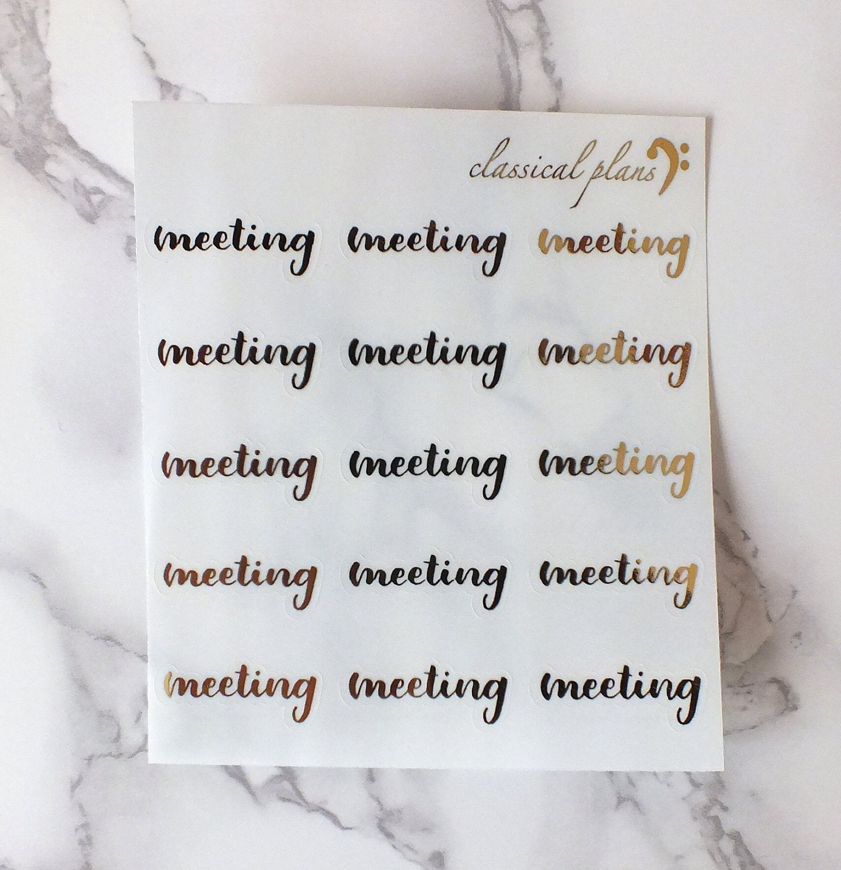 Meeting Script Sticker - Etsy
