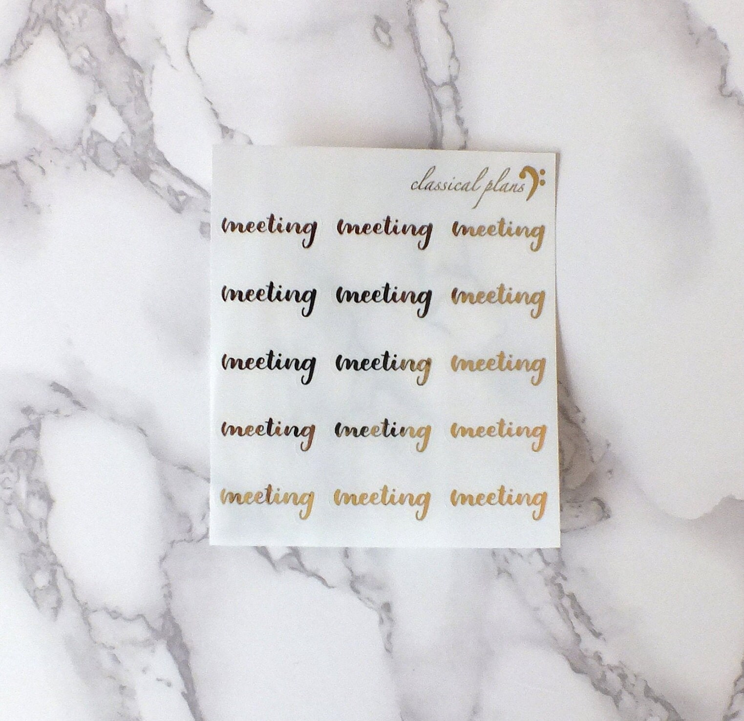 Meeting Script Sticker - Etsy
