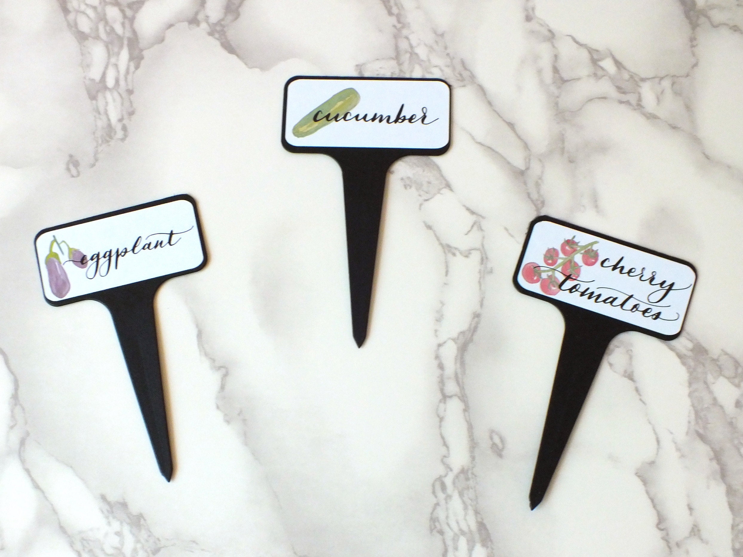 Vegetable Garden Stickers #1 - Etsy