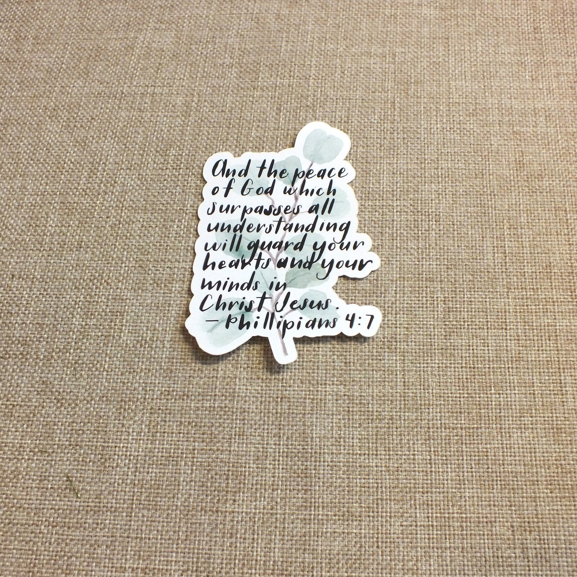 Peace Bible Verse Die Cut Sticker Pack - Etsy