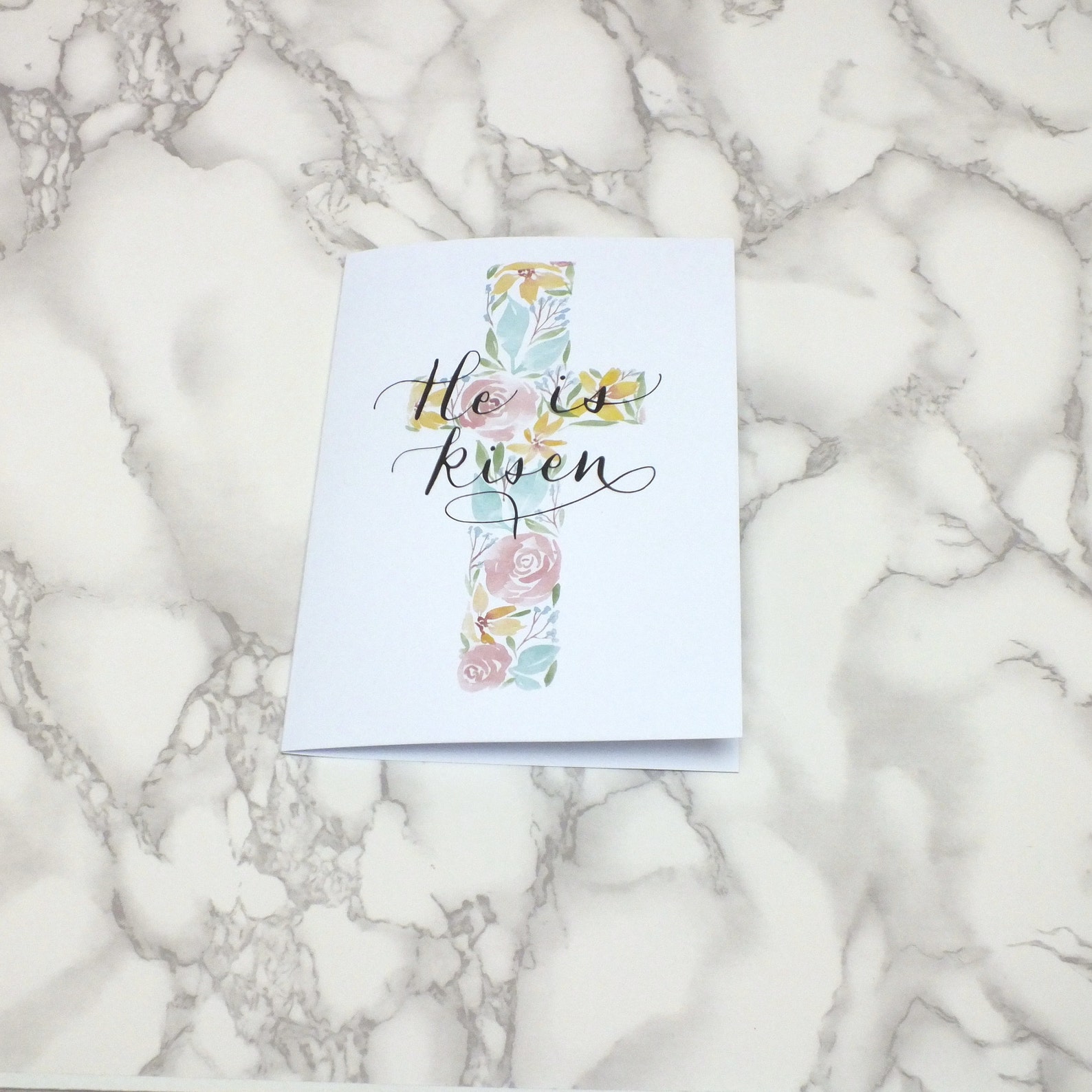 He is Risen resurrection Day/easter 5x7 Card - Etsy