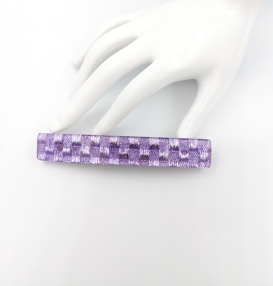 Vintage Hair Slide, Hair Clips, 1950s Hair Barrette, Lilac Purple Mauve ...