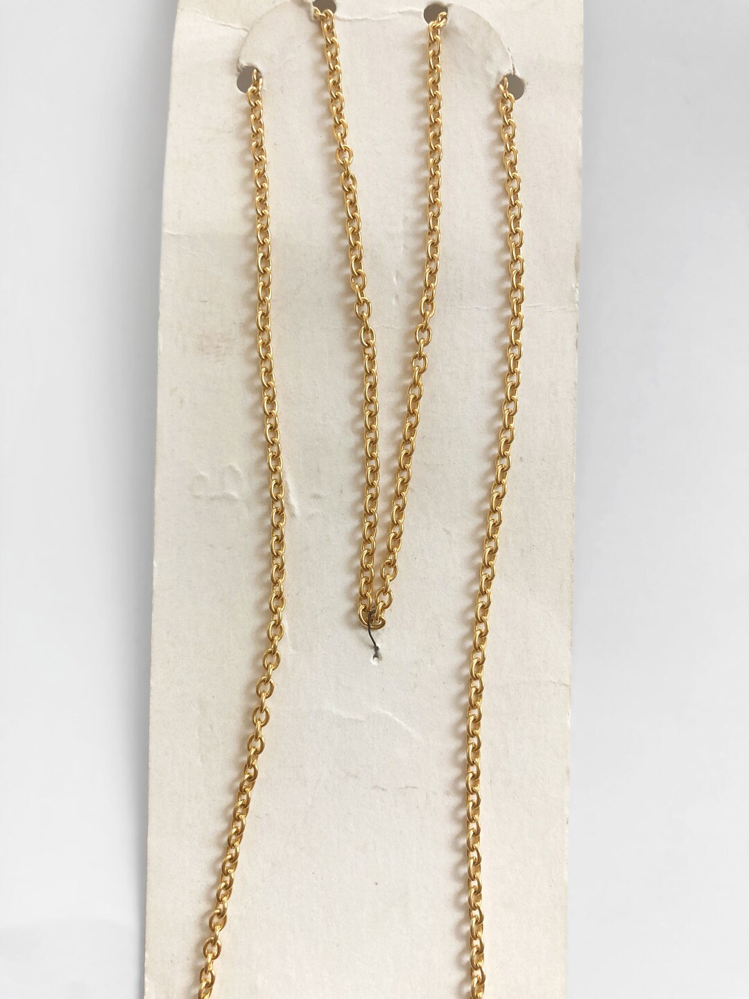 Vintage Rolled Gold Chain, CHOOSE 20 Inch or 16 Inch Cable Chain ...