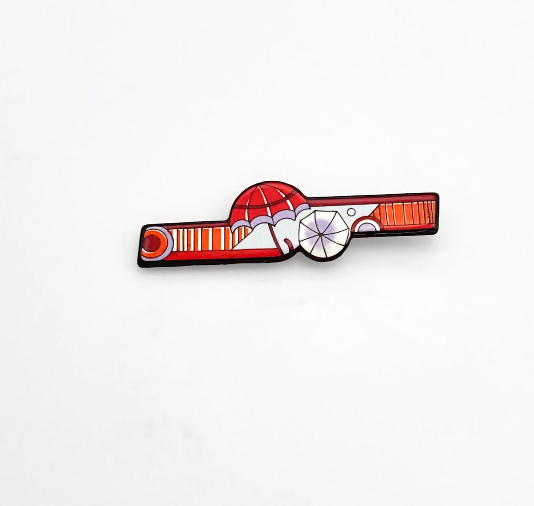 Michaela Frey Brooch, Enamel Pin, Enamel Brooch, Umbrella Jewellery ...