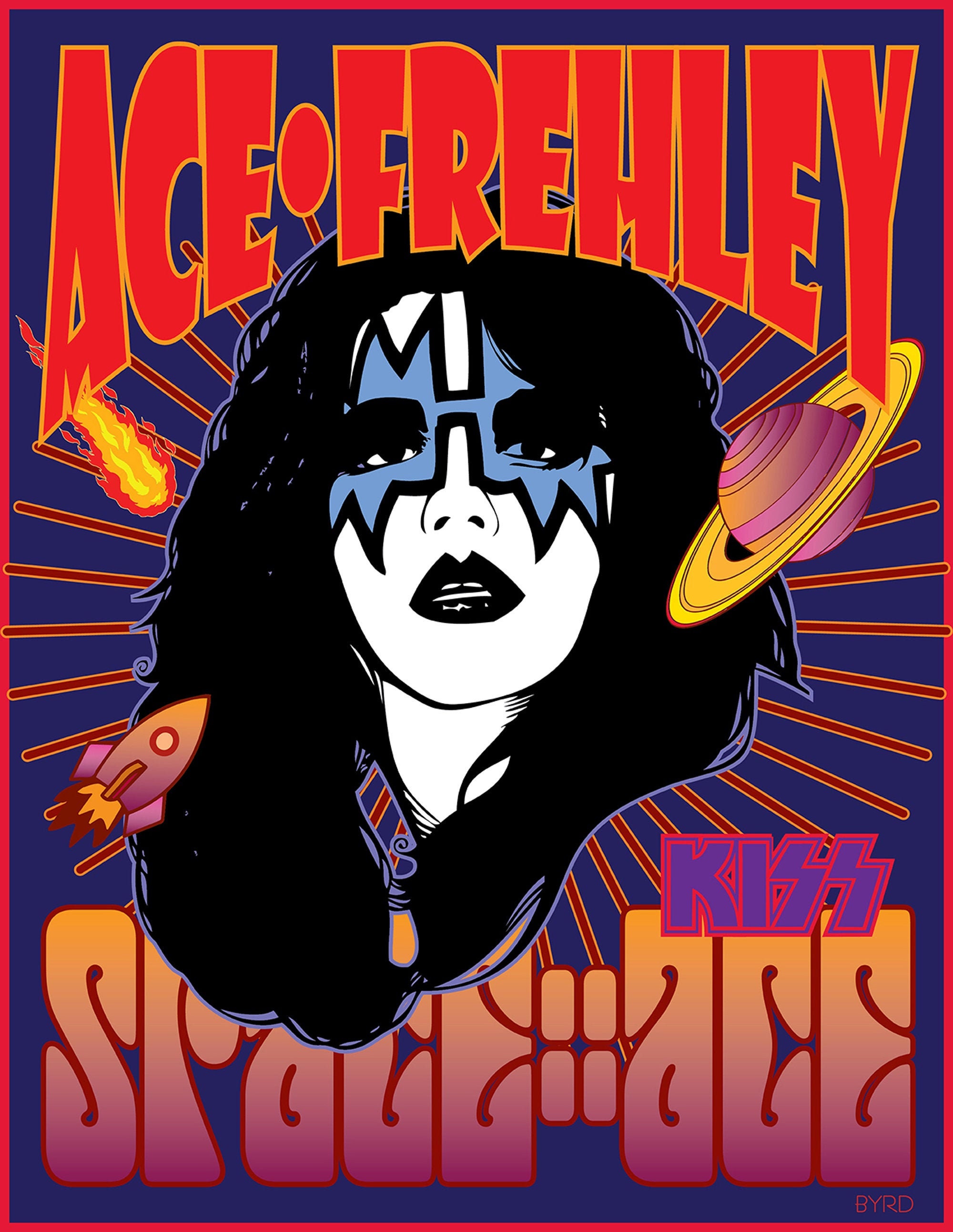 Ace Frehley Solo Album Poster