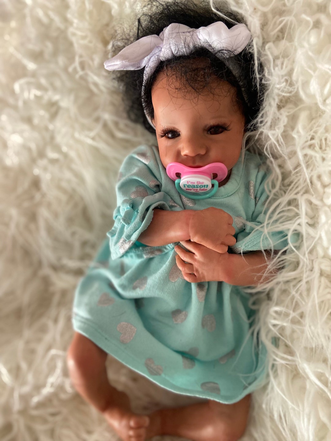 Ready to Ship Custom Order Ethnic Biracial Reborn Awake Baby Girl - Etsy