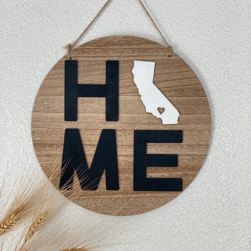 Wood California Cut Out - Etsy