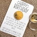 Gold Token Birthday Card | Keepsake Coin | Unique Gold Coin Gift ...