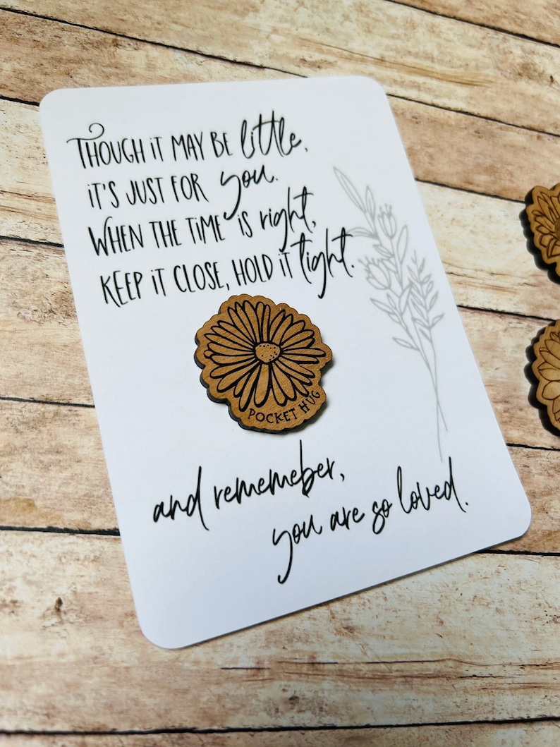 Pocket Hug A Little Pocket Hug Poem Personalized Card - Etsy