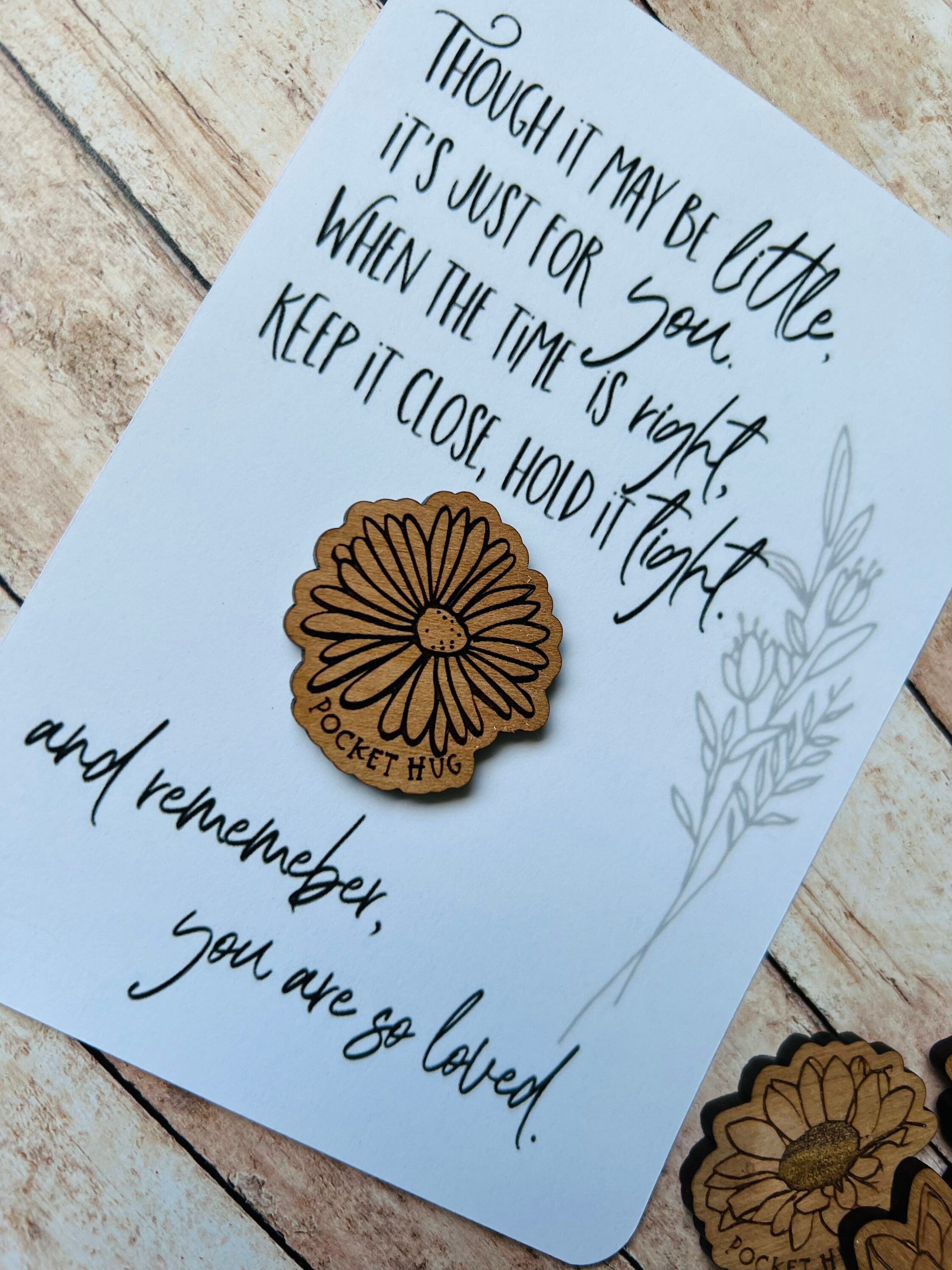 Pocket Hug A Little Pocket Hug Poem Personalized Card - Etsy