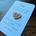 Pocket Token Pocket Hug Custom Coin Love Token Personalized Gift ...