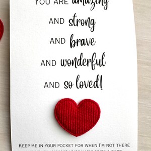 Pocket Hug | Pocket Keepsake | Friends Gift | Encouragement Card ...