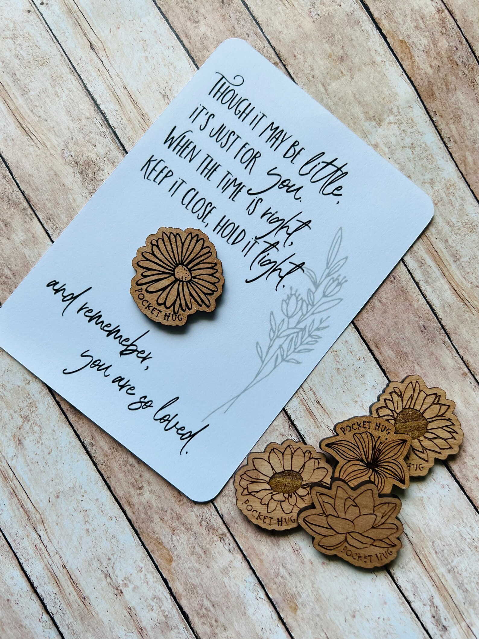 Pocket Hug A Little Pocket Hug Poem Friendship Card Poem Card Thinking ...