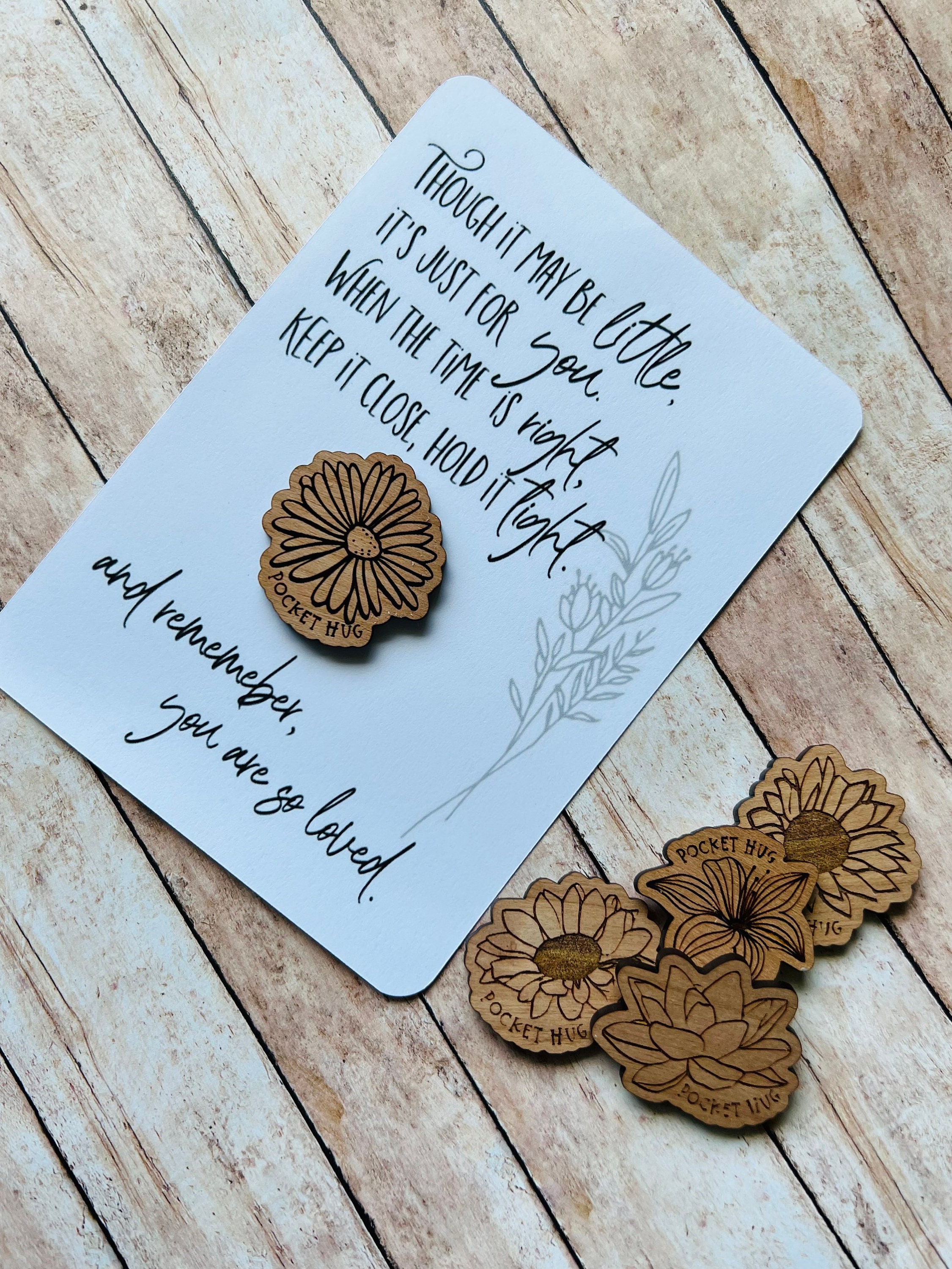 Pocket Hug A Little Pocket Hug Poem Personalized Card - Etsy