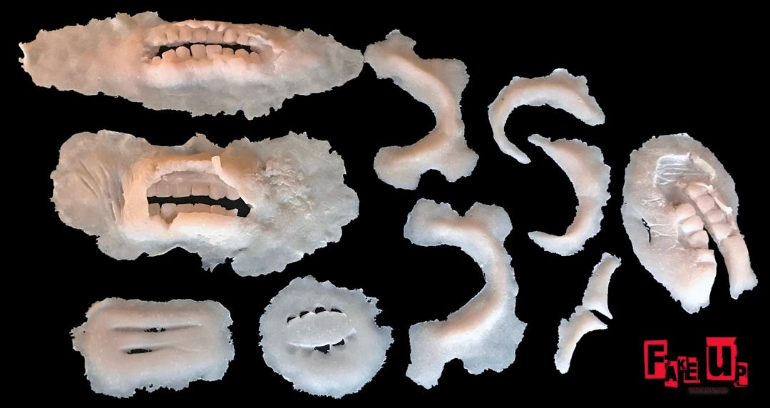 Zombie Prosthetic SFX Kit, Perfect for Halloween, TV, Film, Stage and ...