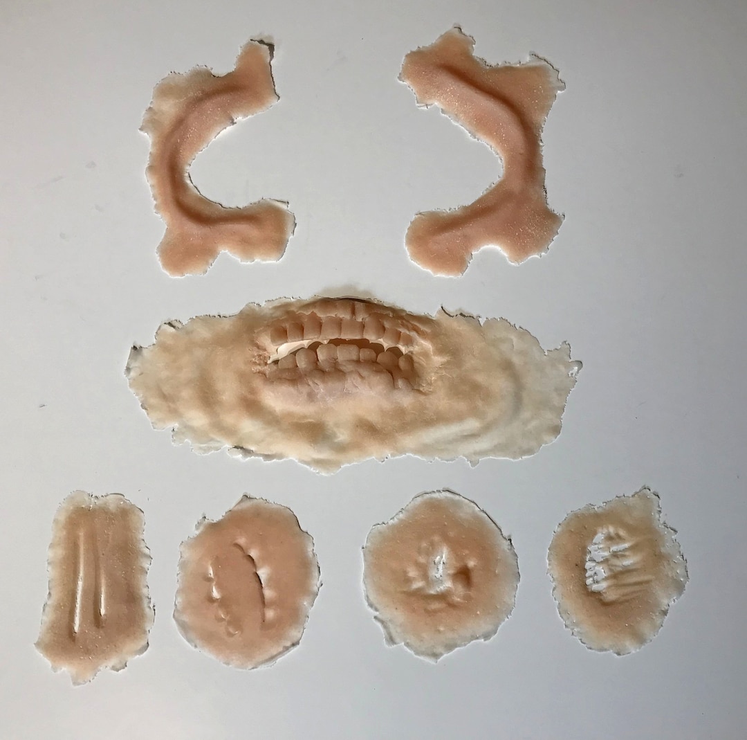 Prosthetic Zombie Appliance Creation Set. Contains Jaw Piece, Zombie ...