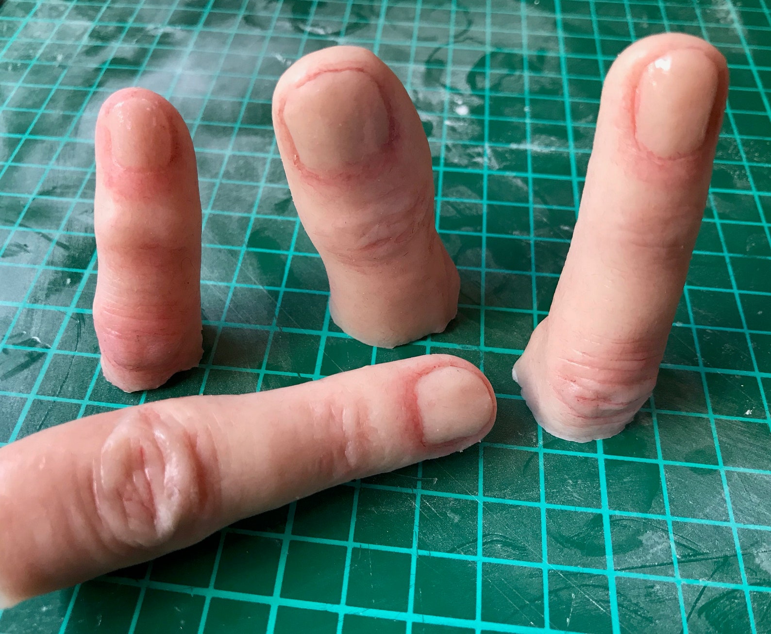 Severed Silicone Finger Props Coloured or Uncoloured. - Etsy