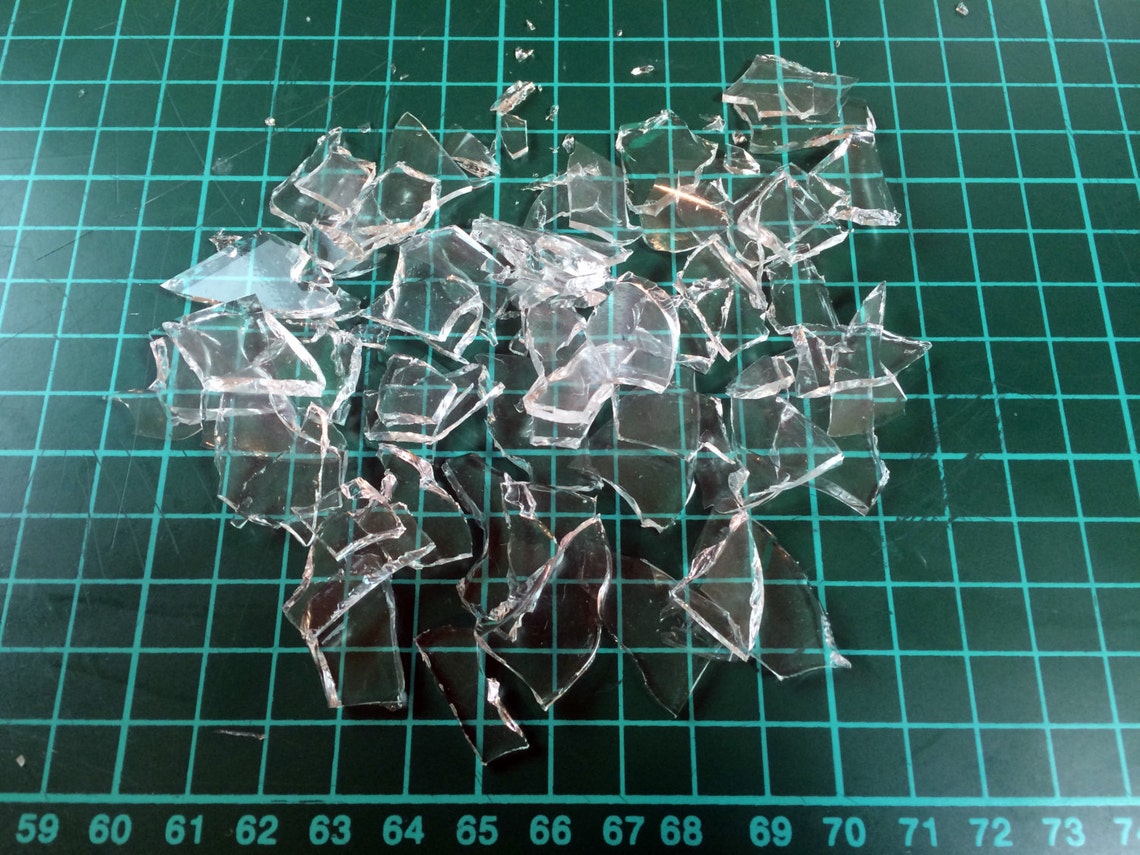 SFX fake shattered rubber glass. Suitable for film tv or | Etsy