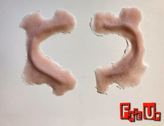 Zombie Sfx Gelatin Prosthetic Cheekbone Set. Perfect for an - Etsy