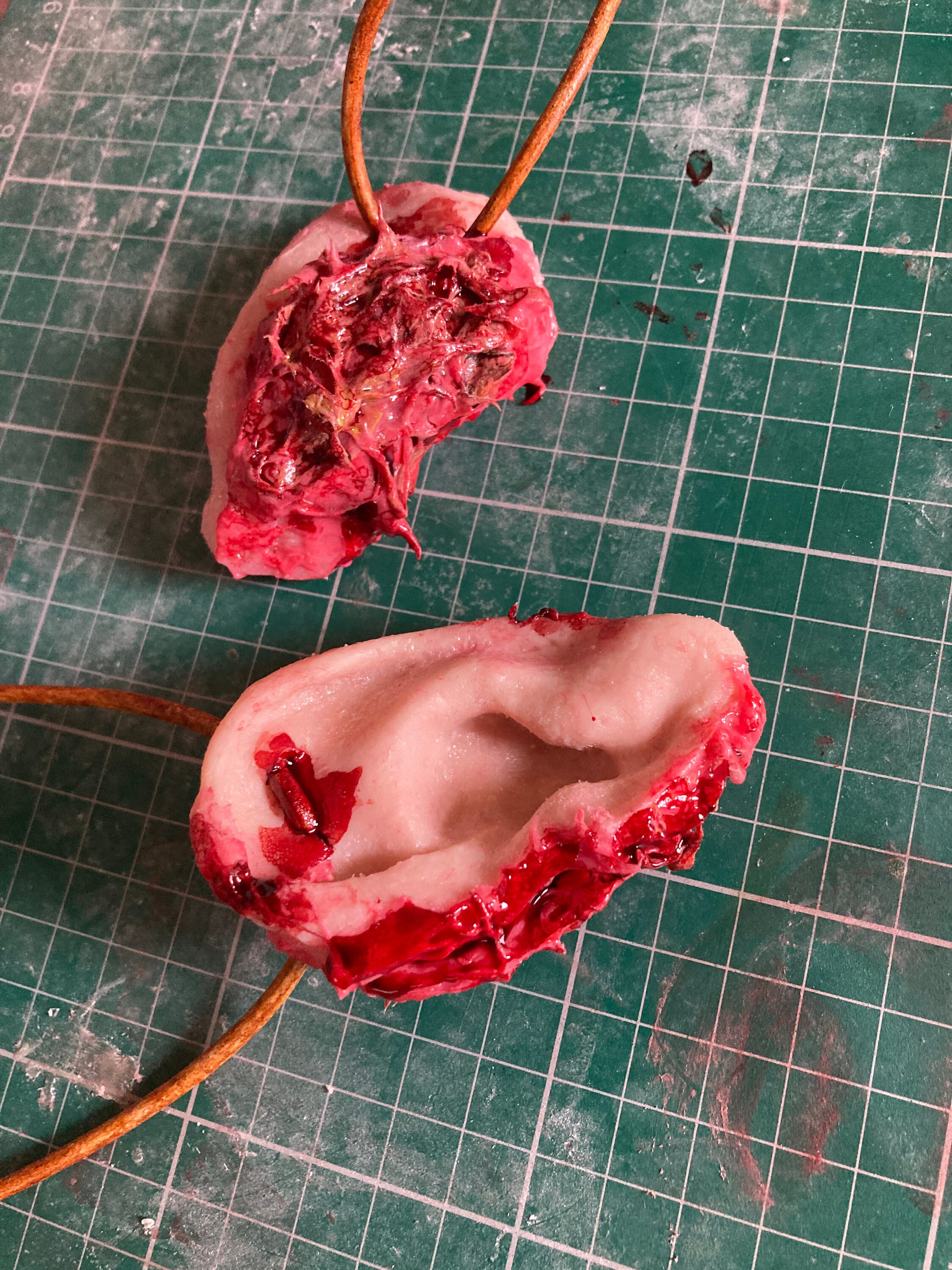 Zombie Ear Necklace. Great Prop for Halloween Cosplay | Etsy