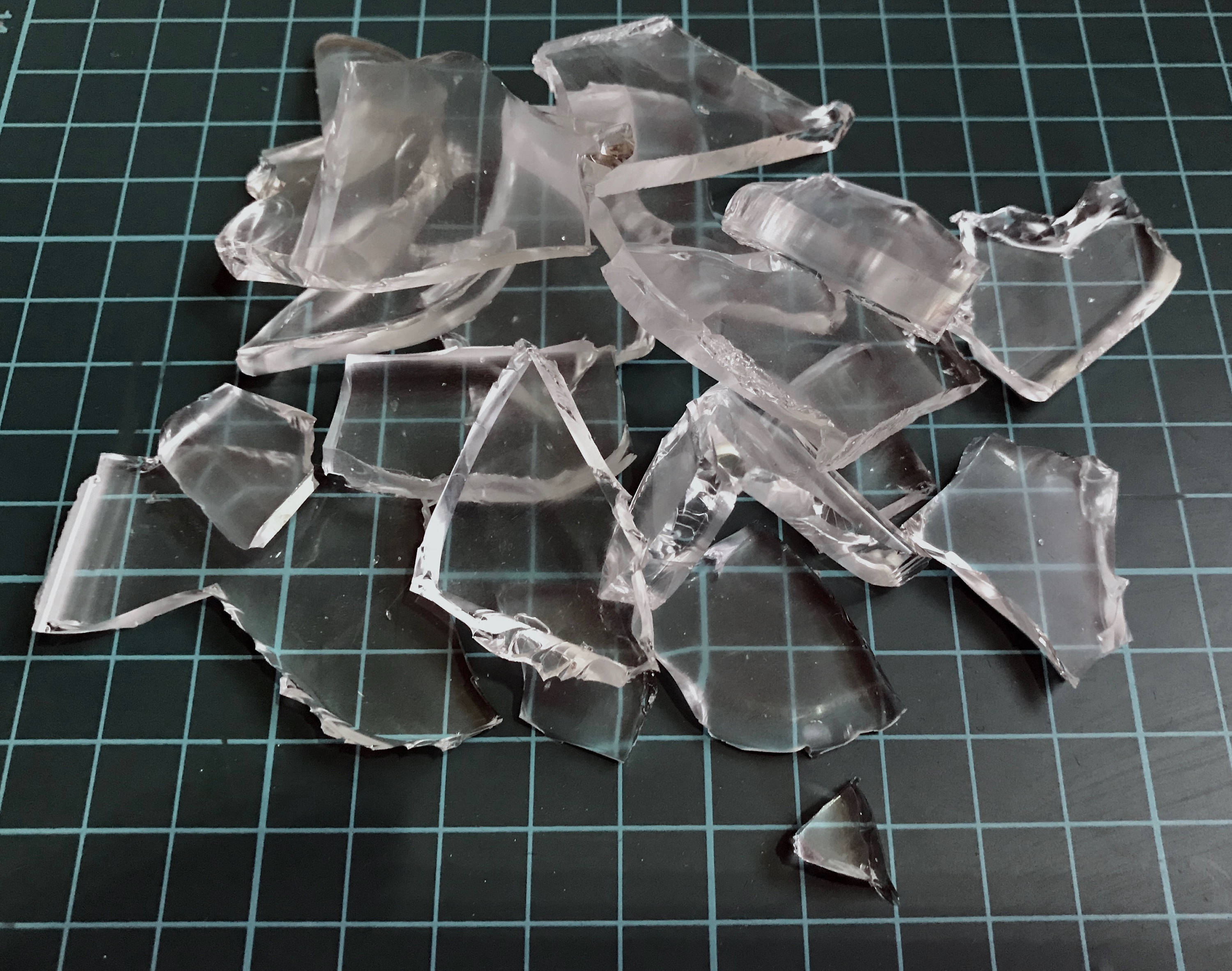 SFX fake shattered rubber glass. Suitable for film tv or | Etsy