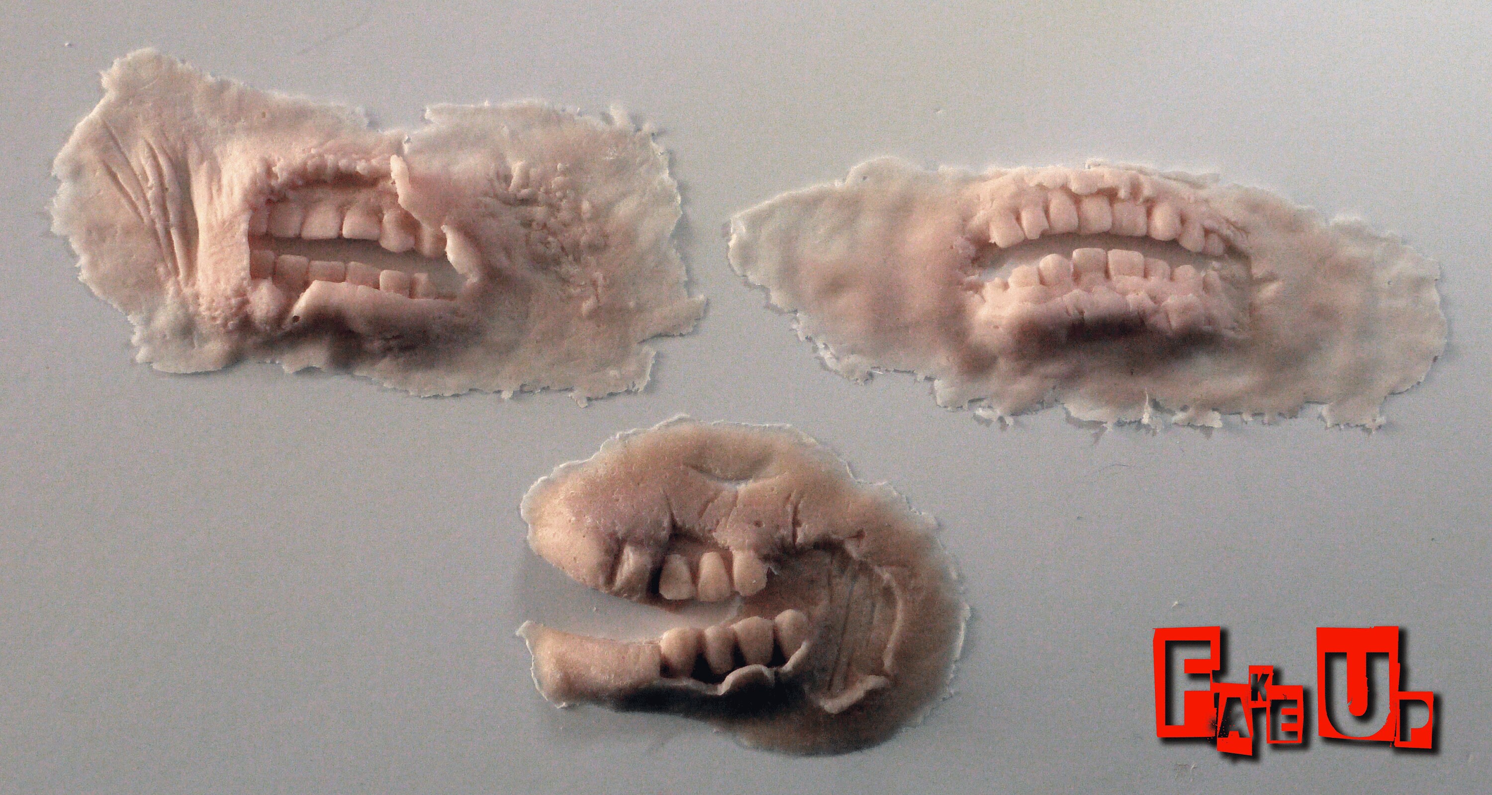 Sfx Prosthetic Ripped Zombie Jaw Perfect For Halloween Tv Etsy Australia
