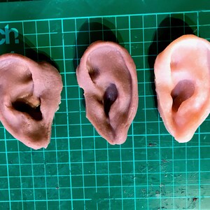 Severed prop ears in light flesh colour. Made from gelatine | Etsy