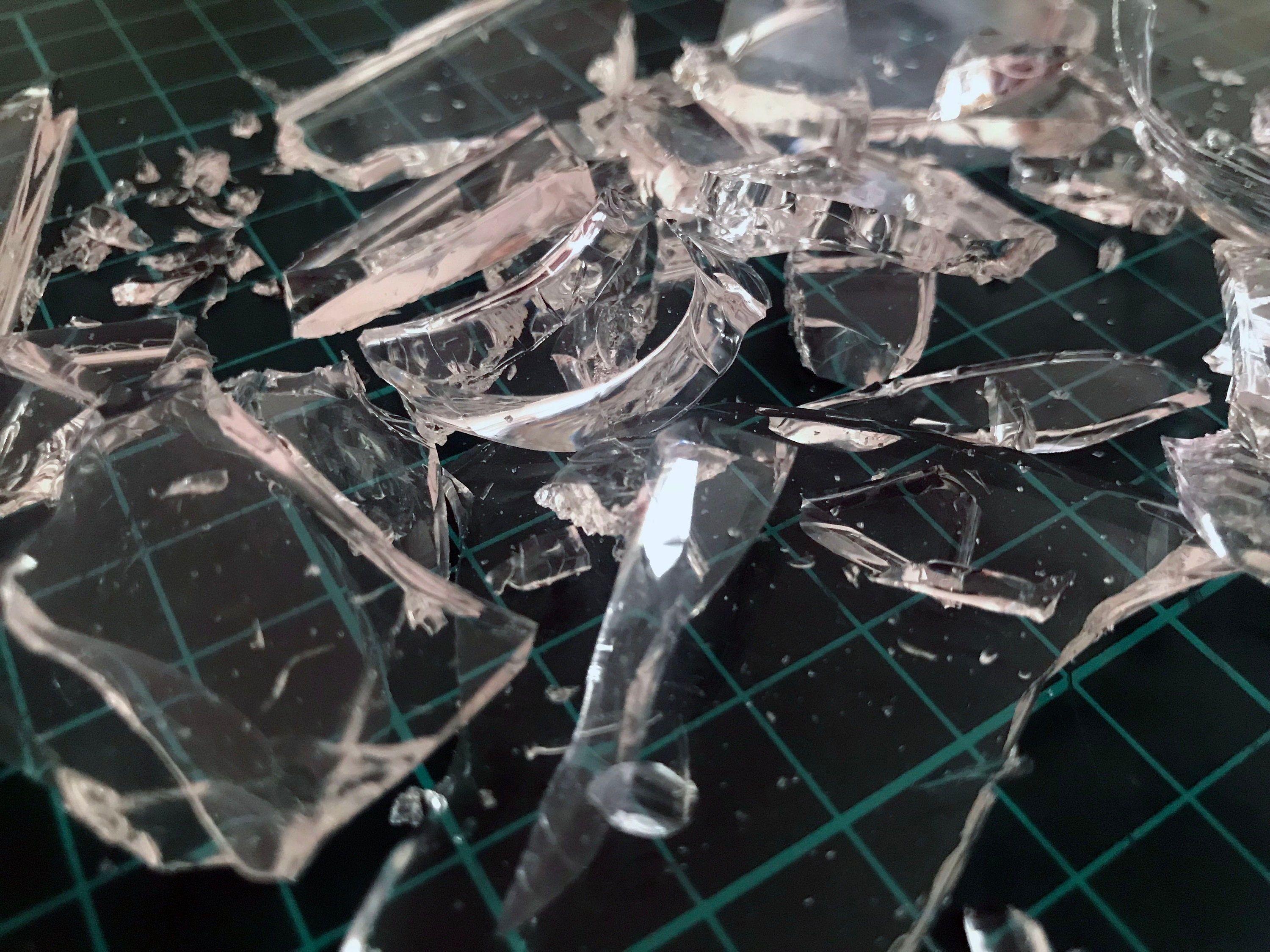 SFX Fake Shattered Rubber Glass. Suitable for Film Tv or - Etsy UK