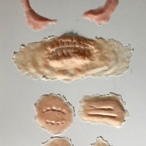 Zombie prosthetic kit suitable for creating an undead look | Etsy