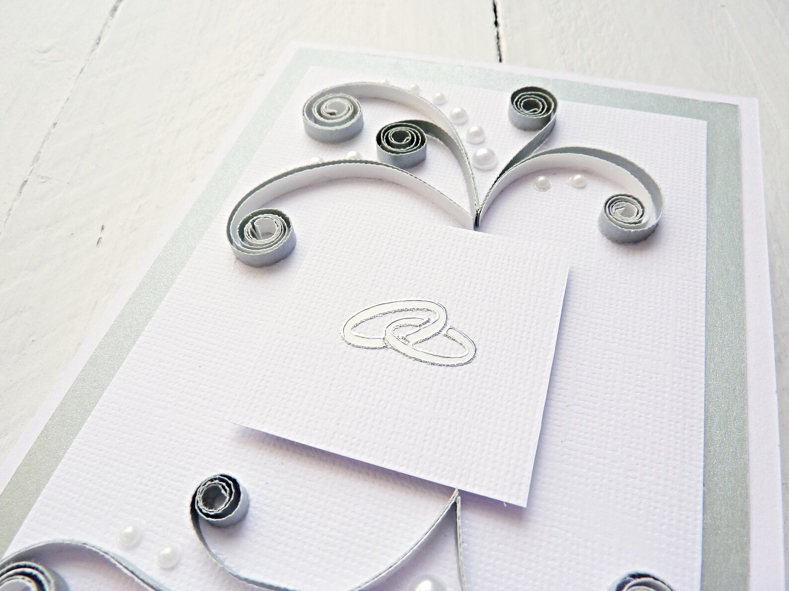 Quilled Card/wedding Card/handmade Card - Etsy