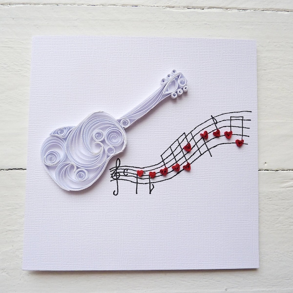 Quilled Wedding Card - Etsy