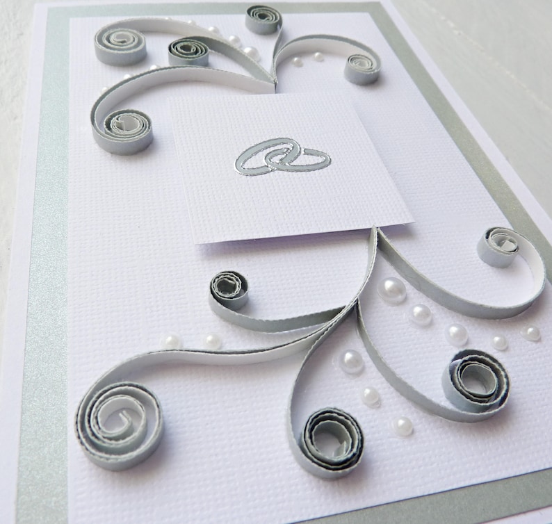 Quilled Card/wedding Card/handmade Card - Etsy