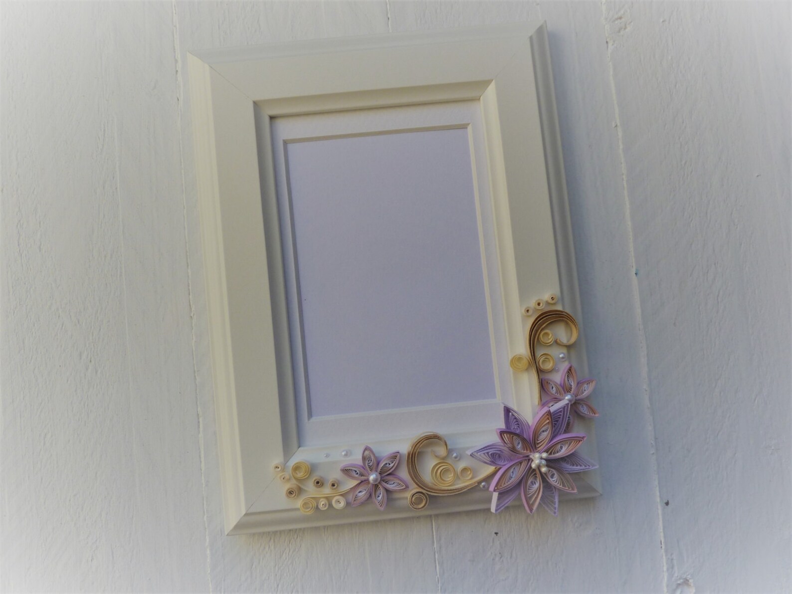 Quilled Photo Frame/decorated Photo Frame/quilling - Etsy