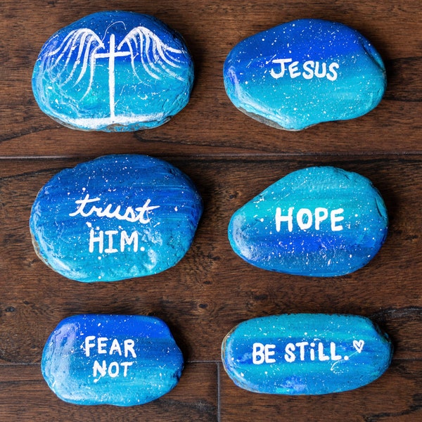 Painted Rocks Inspirational - Etsy