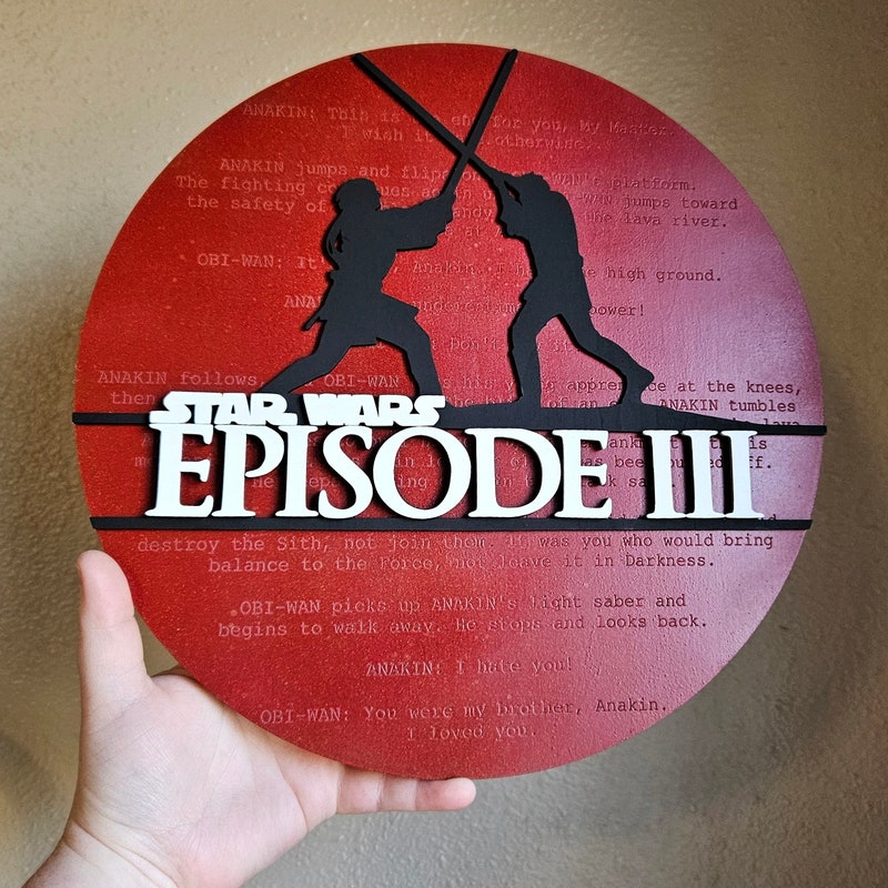 Starwars Episode 3 Poster - Etsy