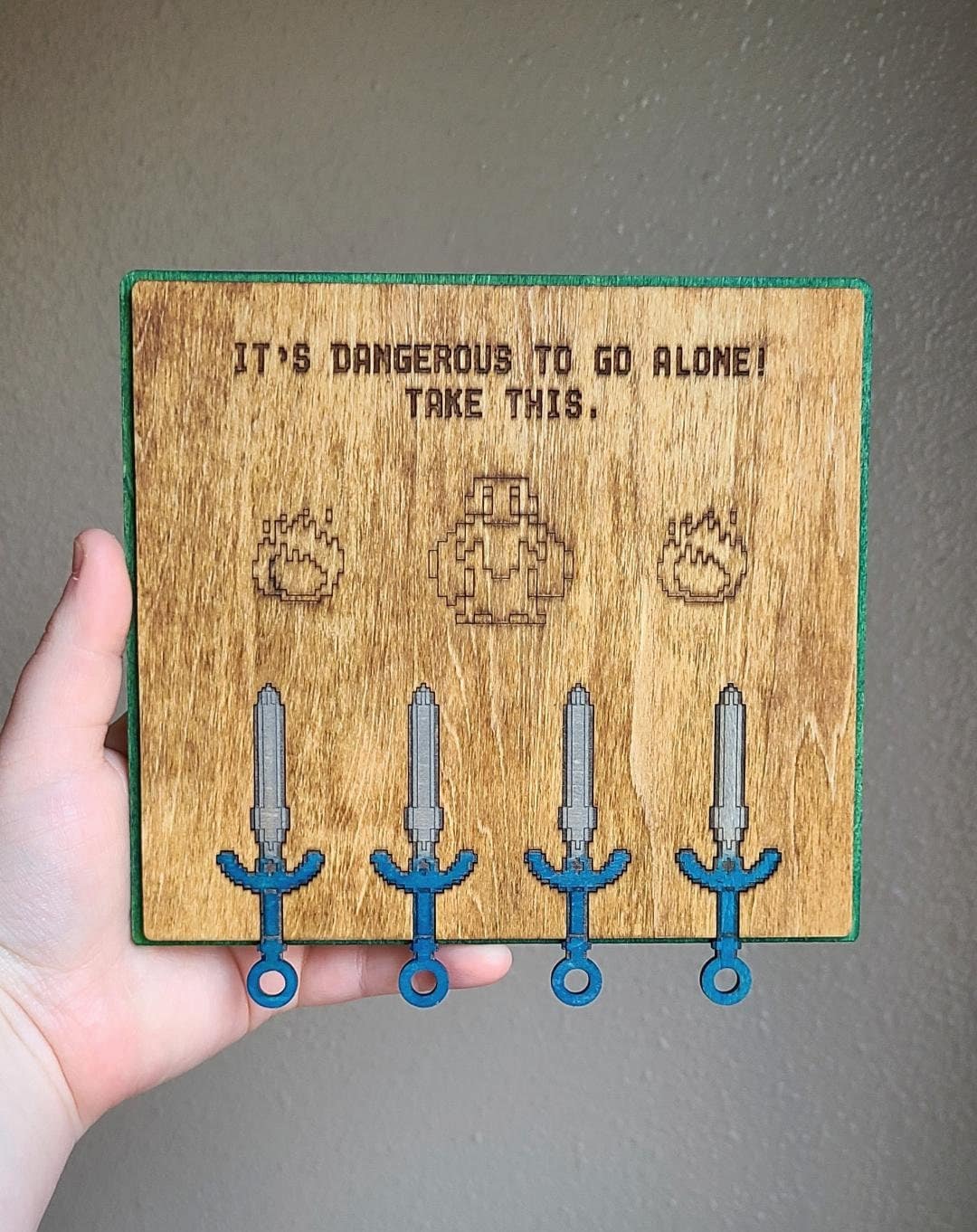 Legend of Zelda Keyholder- Fun Keyholder for Video Gamers/ Sword ...