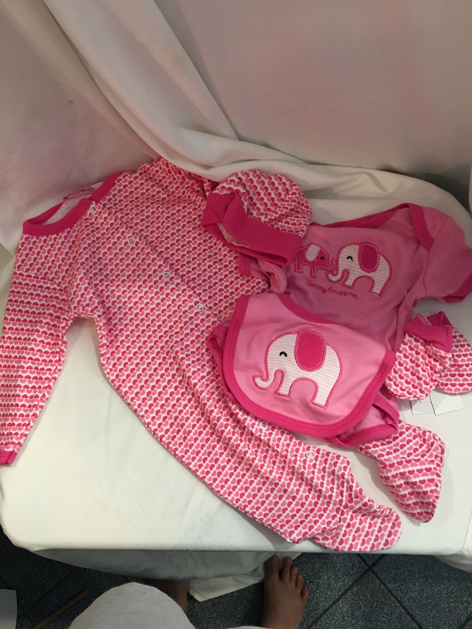 Pink Elephant Baby Girl Gift - Etsy