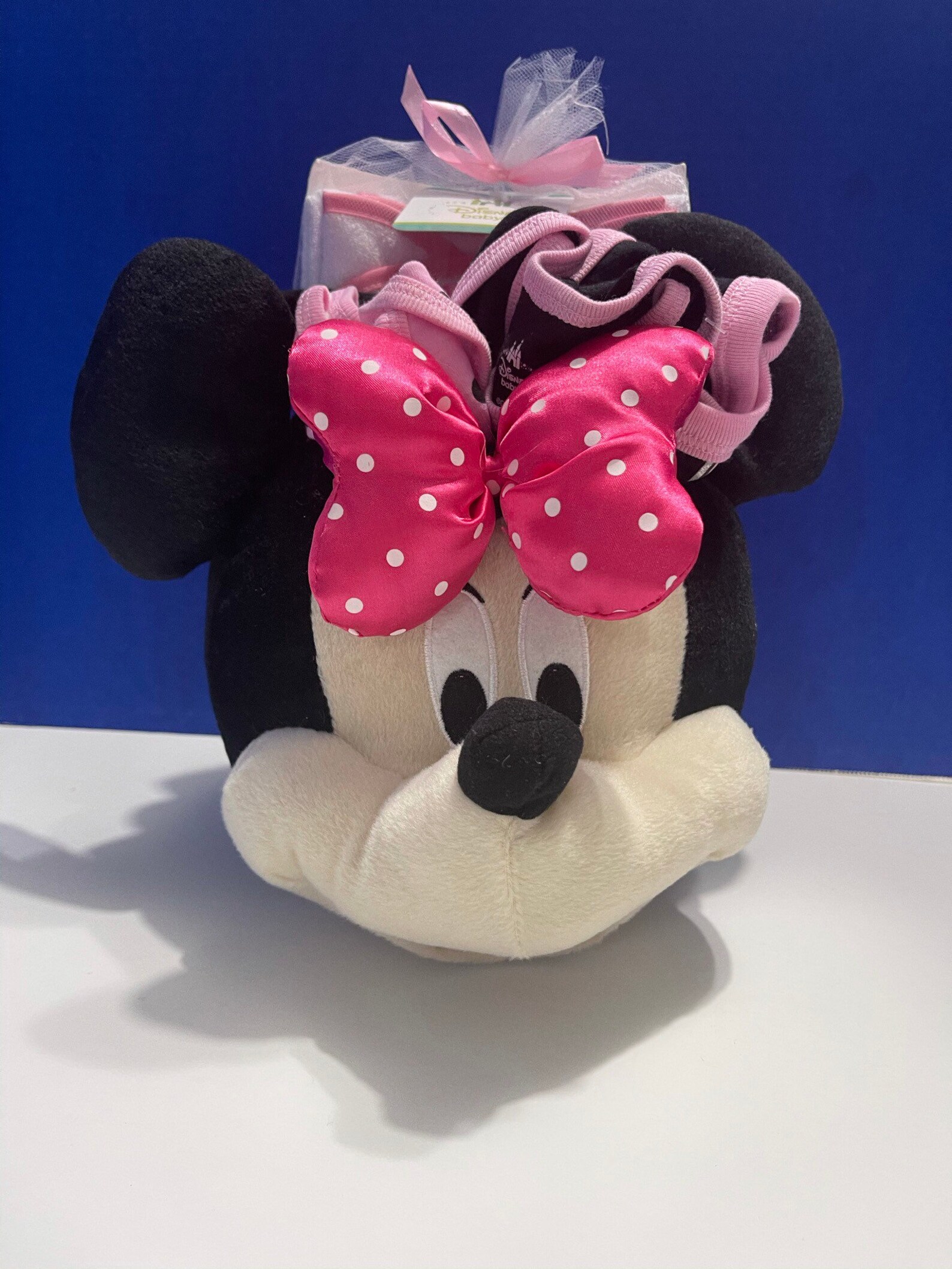 Baby Girl Minnie Mouse Gift Basket - Etsy