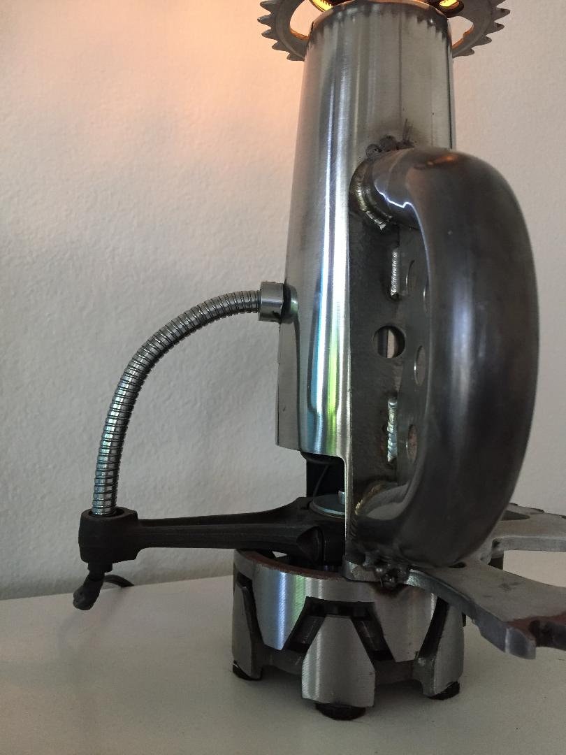 Rocket, Jet, Motorcycle, Steampunk Inspired Accent Lamp. - Etsy