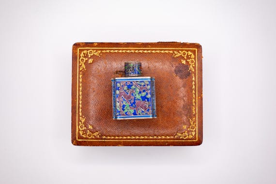 Antique Art Deco Chinese Cloisonne Enamel Perfume Snu… - Gem