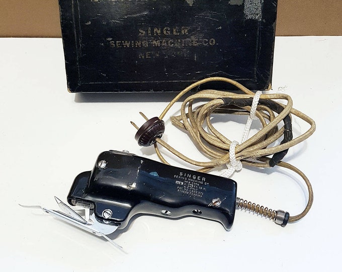 1930s Singer Electric Scissors, in Working Condition, With Original Box ...