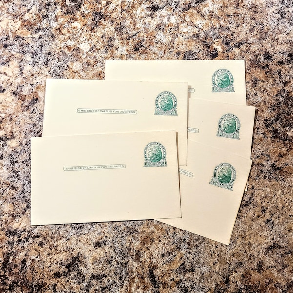 Pre Stamped Postcard - Etsy