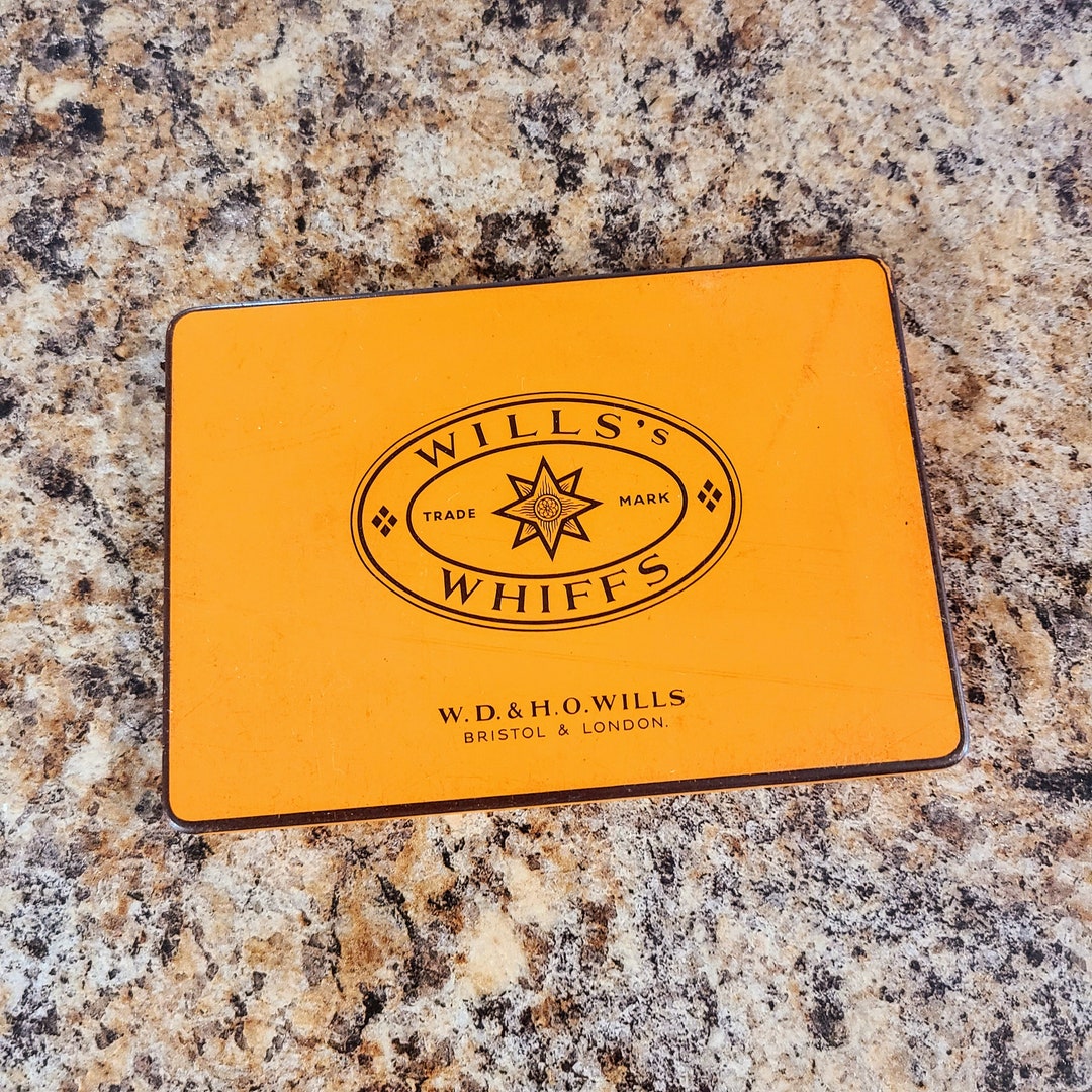 Vintage Wills's Whiffs Cigarette Tin, Made in UK - Etsy